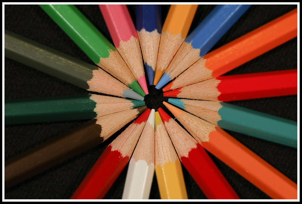 Warna Pensil Merah Biru - Foto gratis di Pixabay - Pixabay