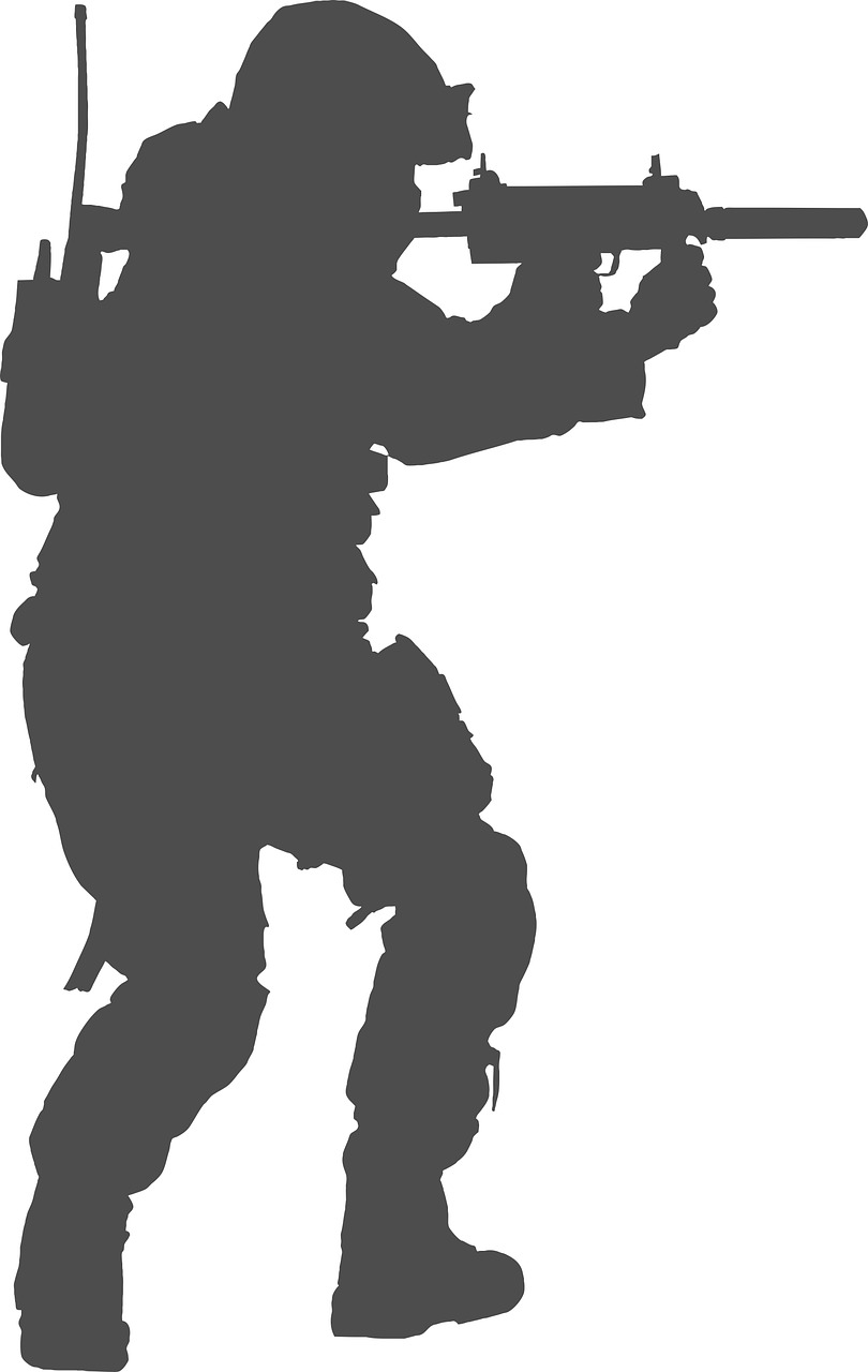 Soldado Militar Silueta - Imagen gratis en Pixabay - Pixabay