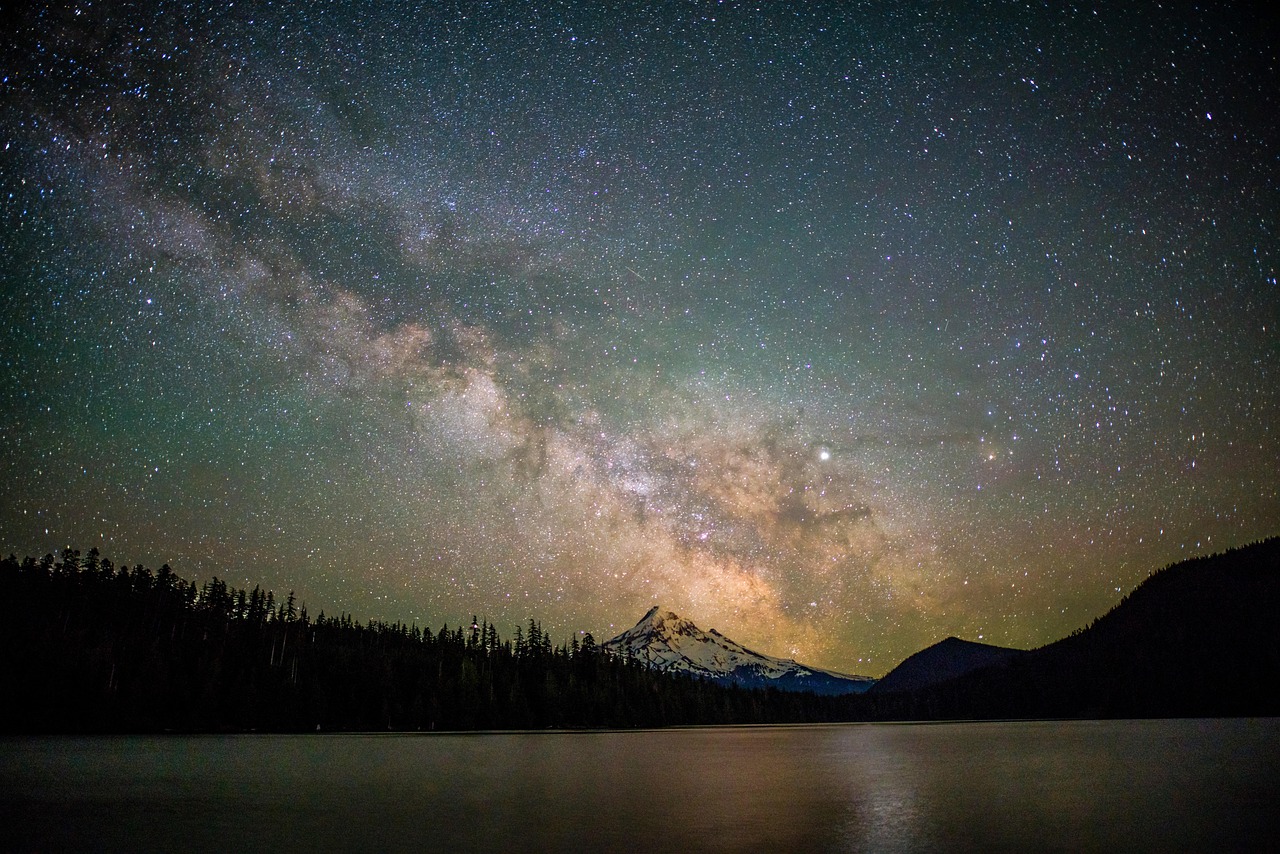 Stars Sky Lake Milky - Free photo on Pixabay