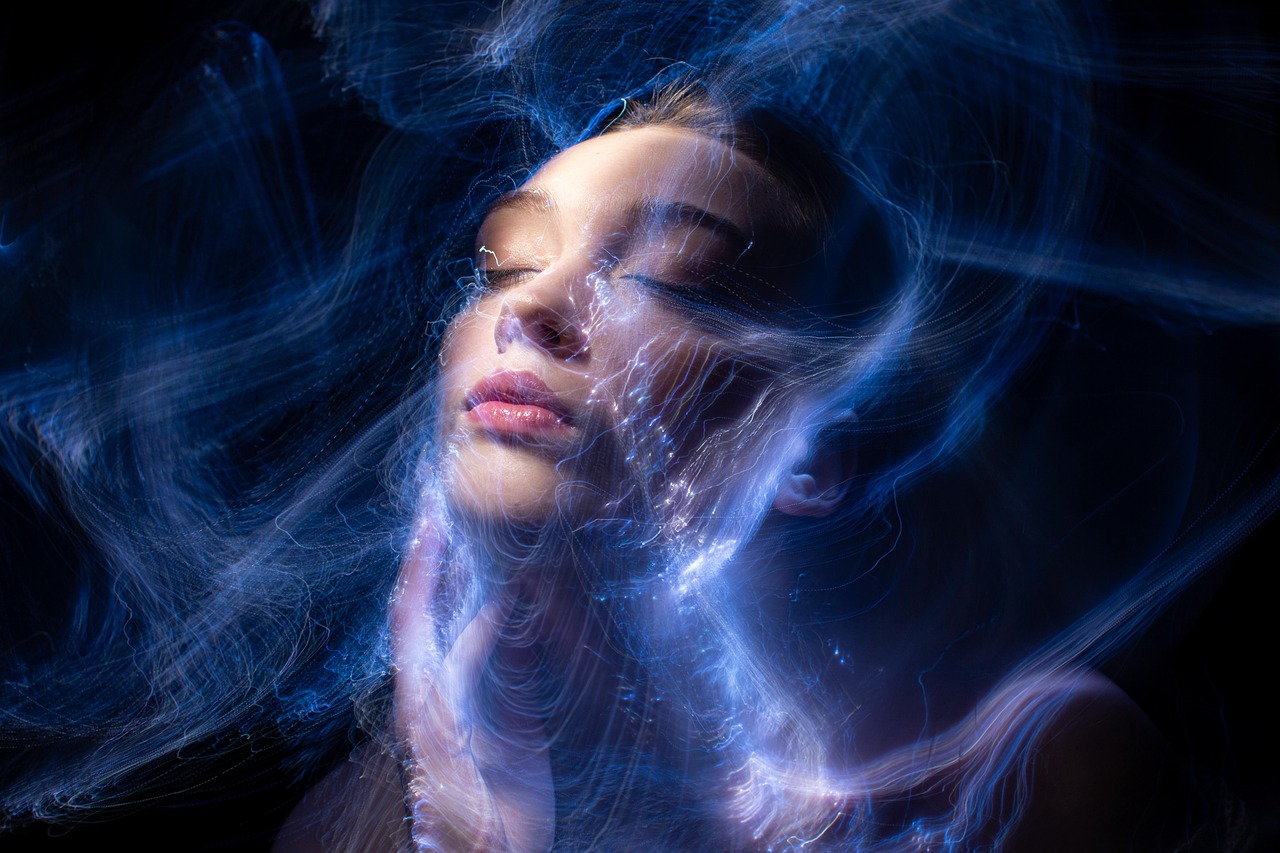 Woman Face Light Painting - Free photo on Pixabay
