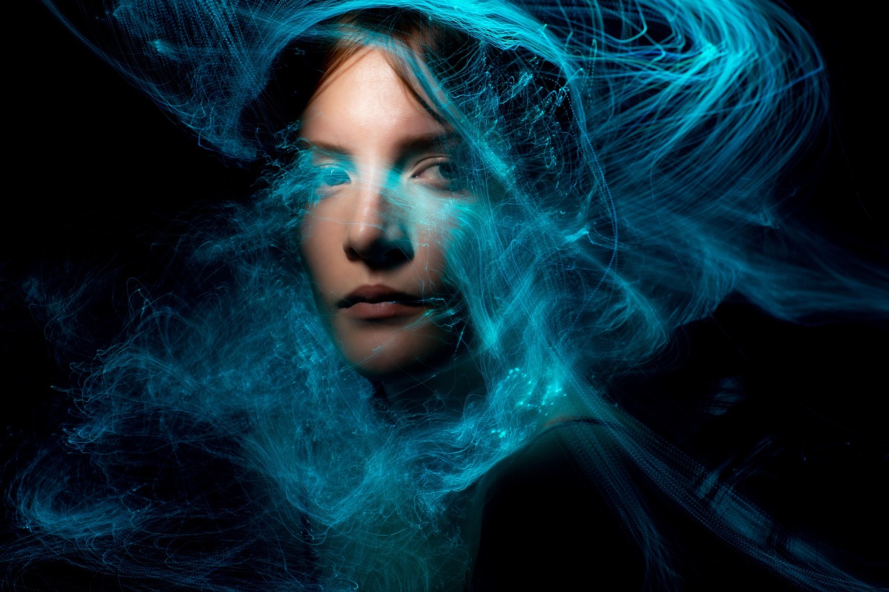 Woman Face Light Painting - Free photo on Pixabay
