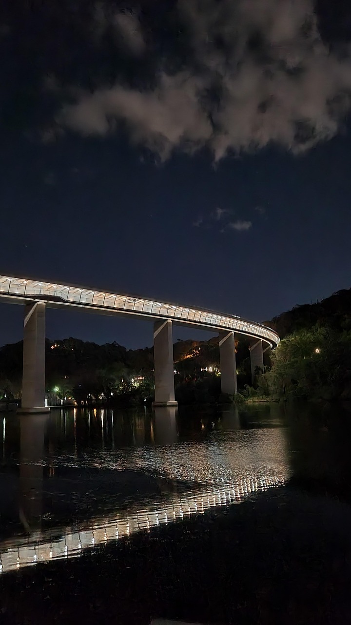 Night Bridge Reflection - Free photo on Pixabay - Pixabay
