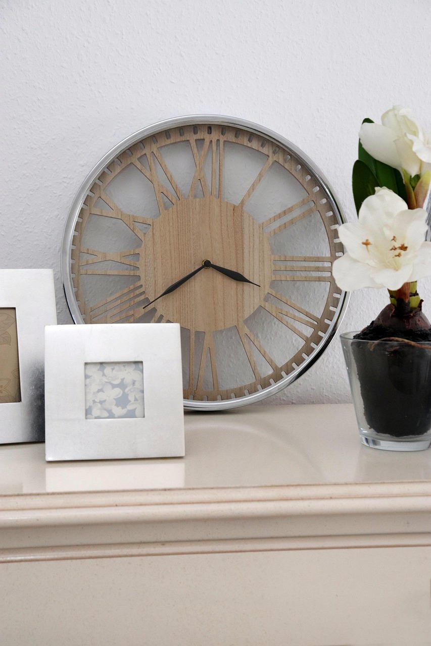 Clock Picture Frame Flowers - Free photo on Pixabay