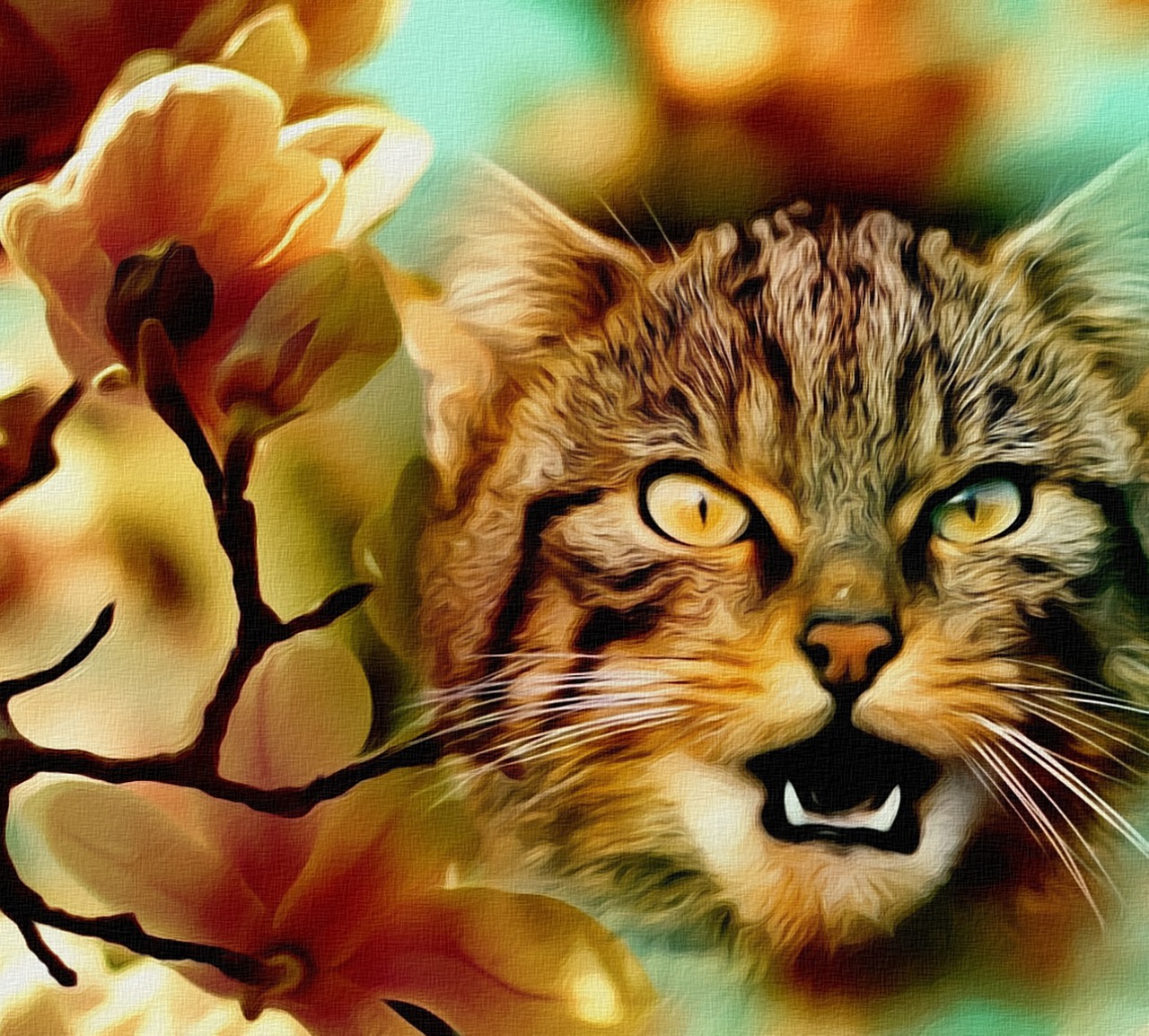 Download Cat Predator Nature Royalty-Free Stock Illustration Image ...
