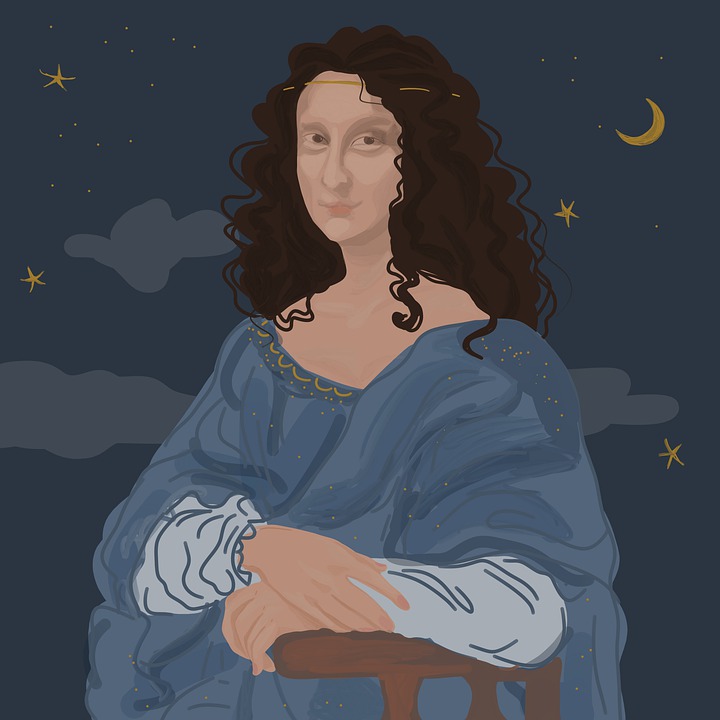 Download Mona Lisa, Portrait, Art. Royalty-Free Stock Illustration ...