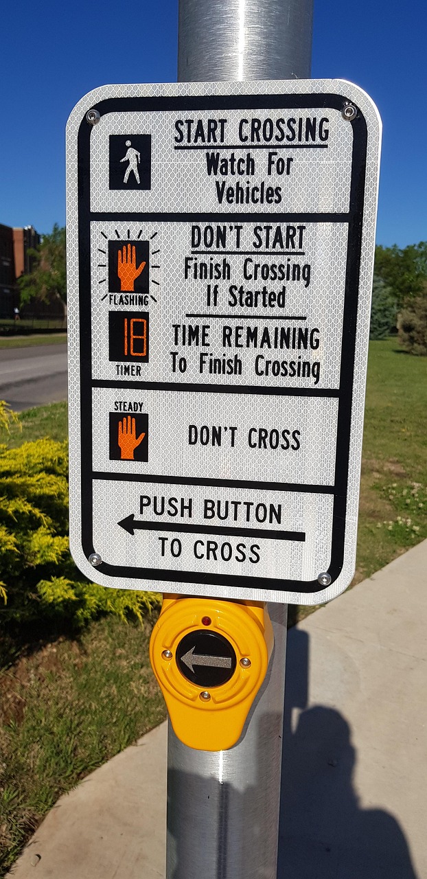 City Sign Crosswalk - Free photo on Pixabay - Pixabay