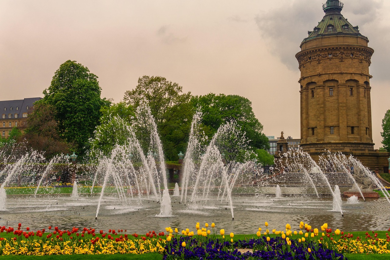 Mannheim Wasserturm Brunnen - Kostenloses Foto auf Pixabay - Pixabay
