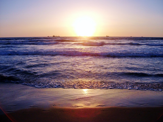 Meer Sonnenuntergang Wellen - Kostenloses Foto auf Pixabay - Pixabay