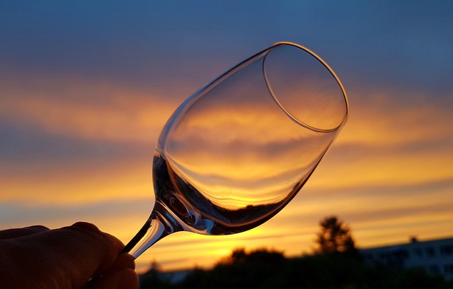 Verre De Vin Ciel Le Coucher Du - Photo gratuite sur Pixabay - Pixabay