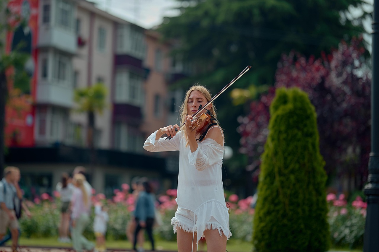 Street Performer Woman Violin - Free photo on Pixabay