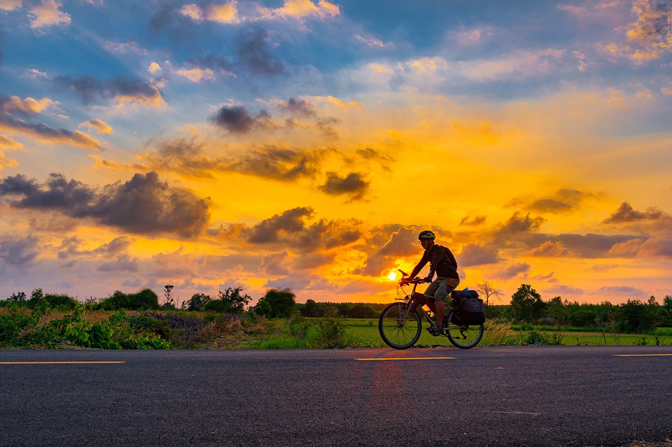 Sonnenuntergang Radfahren Fahrrad - Kostenloses Foto auf Pixabay