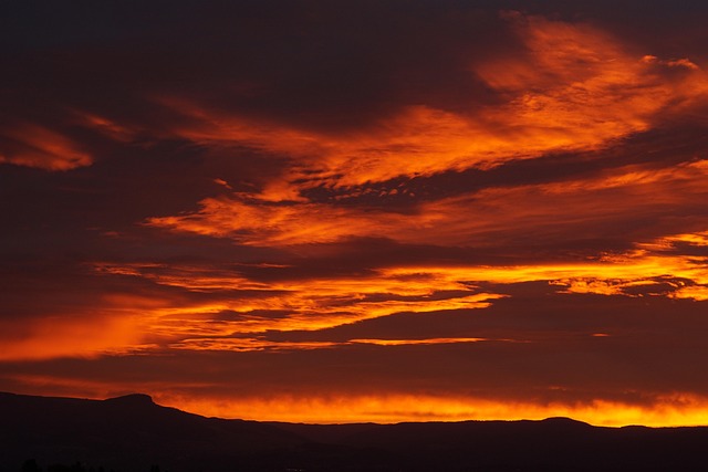 Solnedgång Himmel Berg - Gratis foto på Pixabay - Pixabay