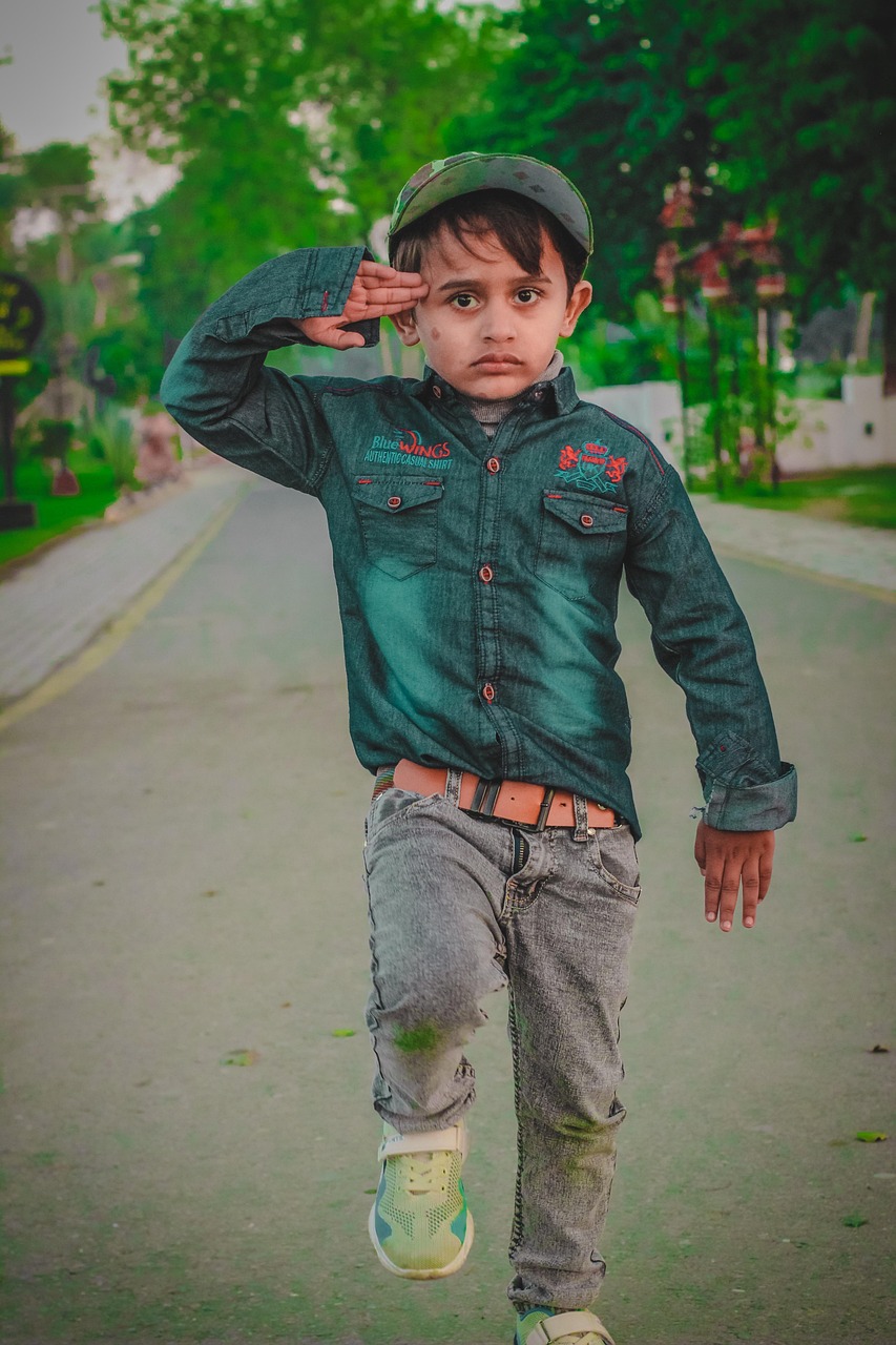 Little Boy Patriotism Salute - Free photo on Pixabay
