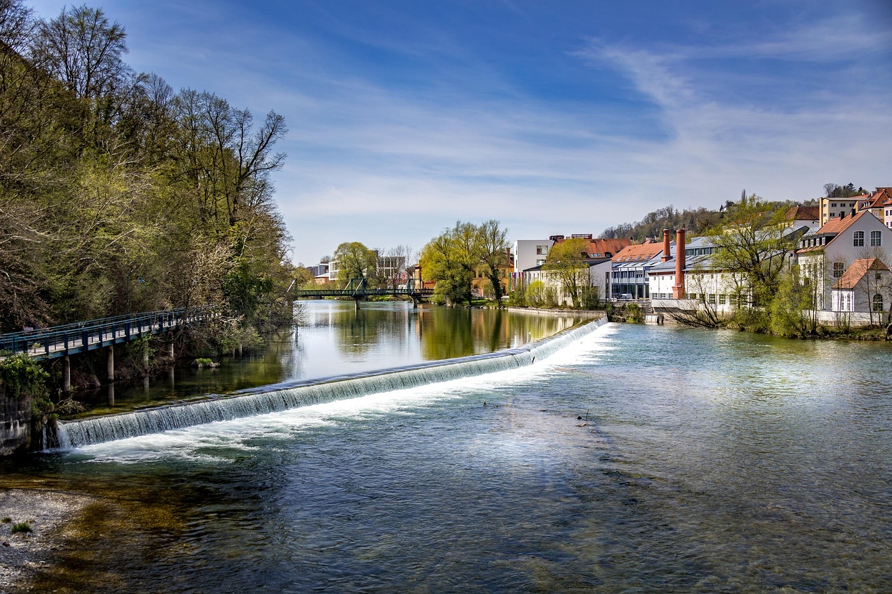River Waterfall Town - Free photo on Pixabay