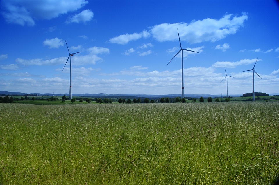Windmills Field Sky - Free photo on Pixabay