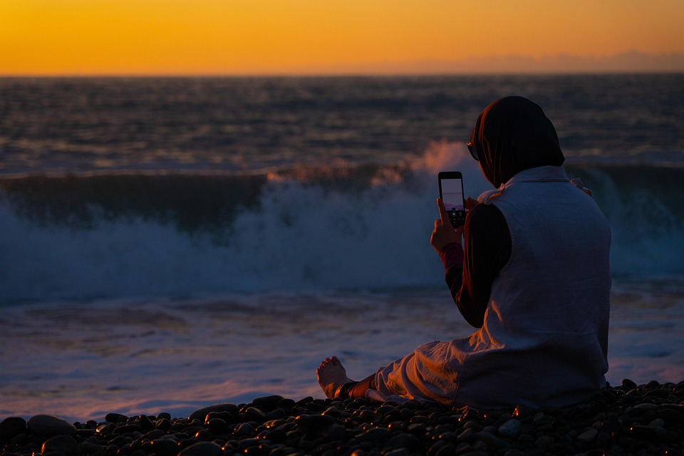Beach Sunset Woman - Free photo on Pixabay
