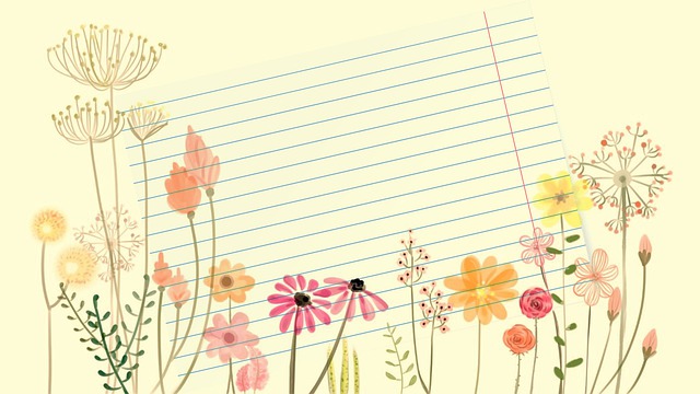 Download Flowers, Note, Background. Royalty-Free Stock Illustration ...