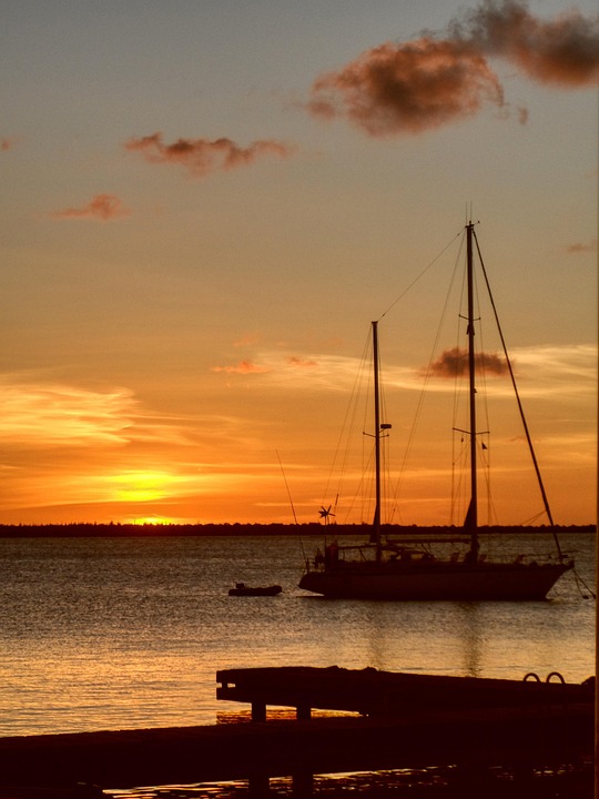 Sunset Sea Boat - Free photo on Pixabay - Pixabay