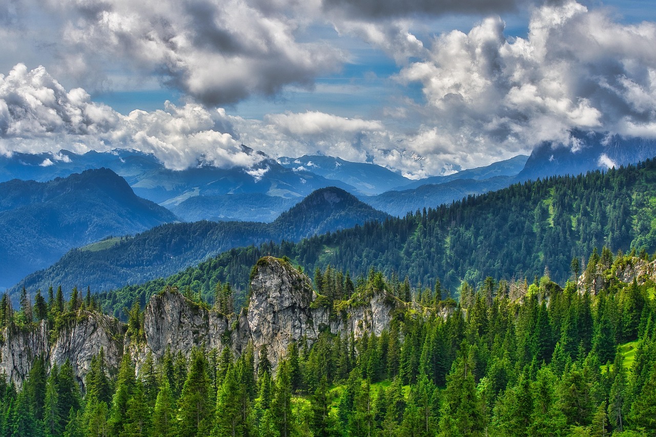 Mountains Trees Forest Foothills - Free photo on Pixabay