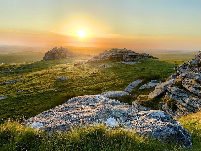 Great Mis Tor Hill Sunset - Free photo on Pixabay
