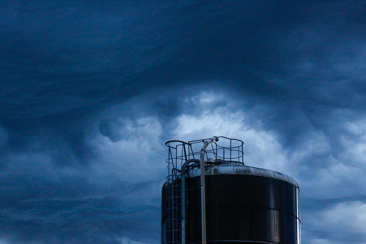 Clouds Storm Water Tower - Free photo on Pixabay