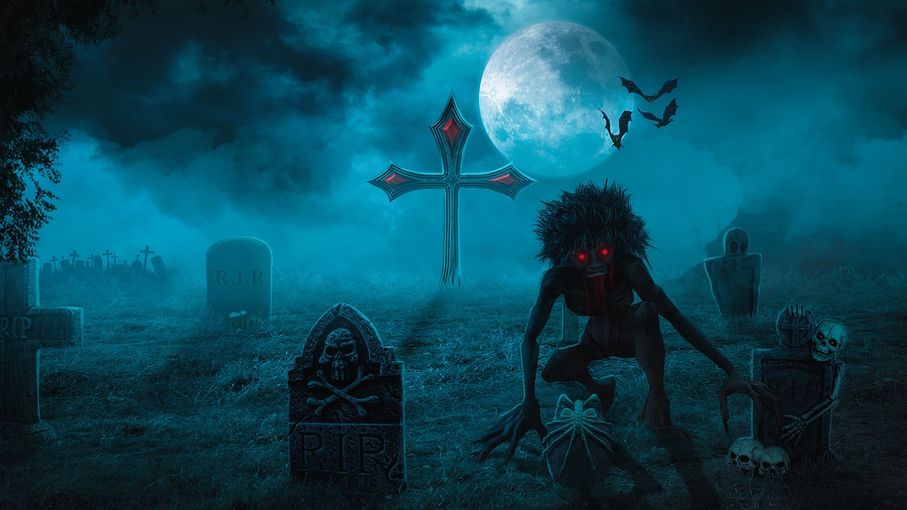 Monster Graveyard Fantasy - Free photo on Pixabay