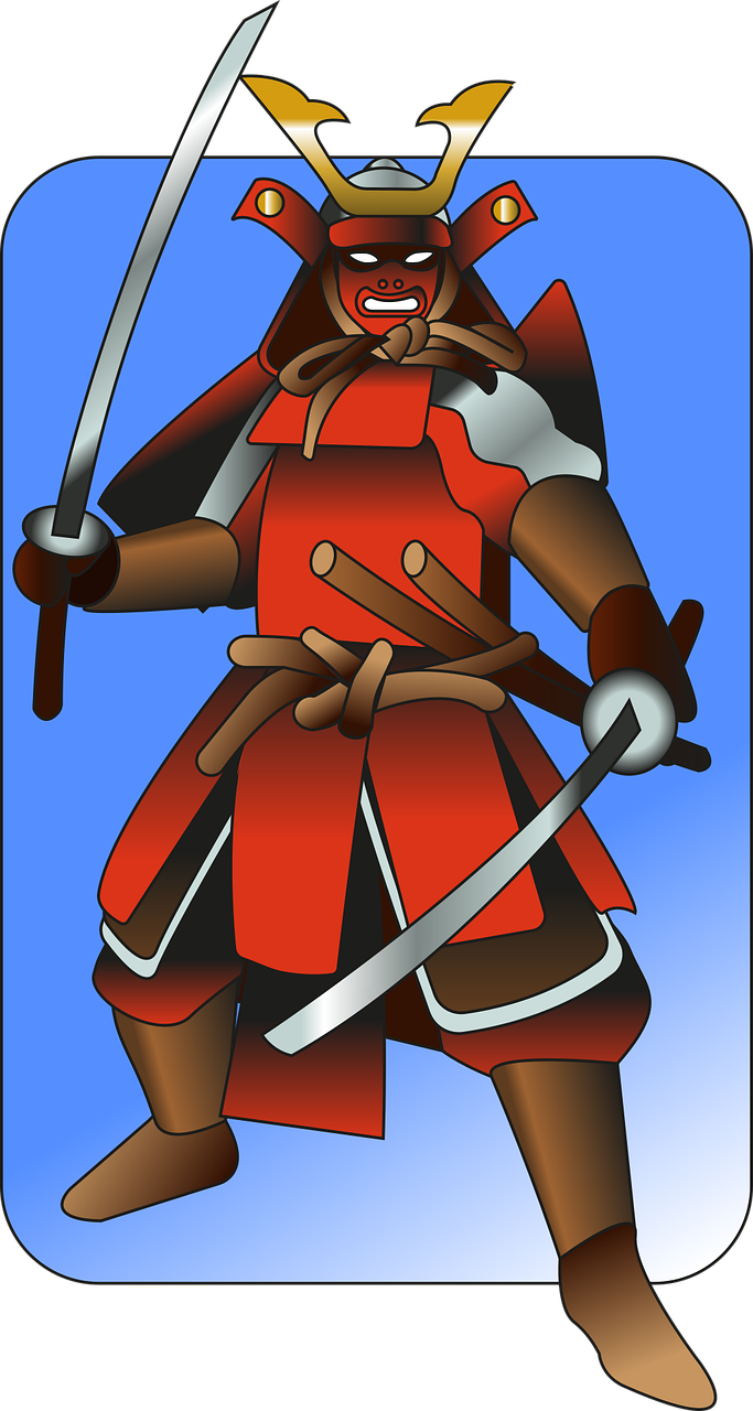 Samurai Ninja Katana - Gráfico vetorial grátis no Pixabay - Pixabay