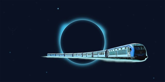 Download Train, Galaxy Express, Space. Royalty-Free Stock Illustration ...