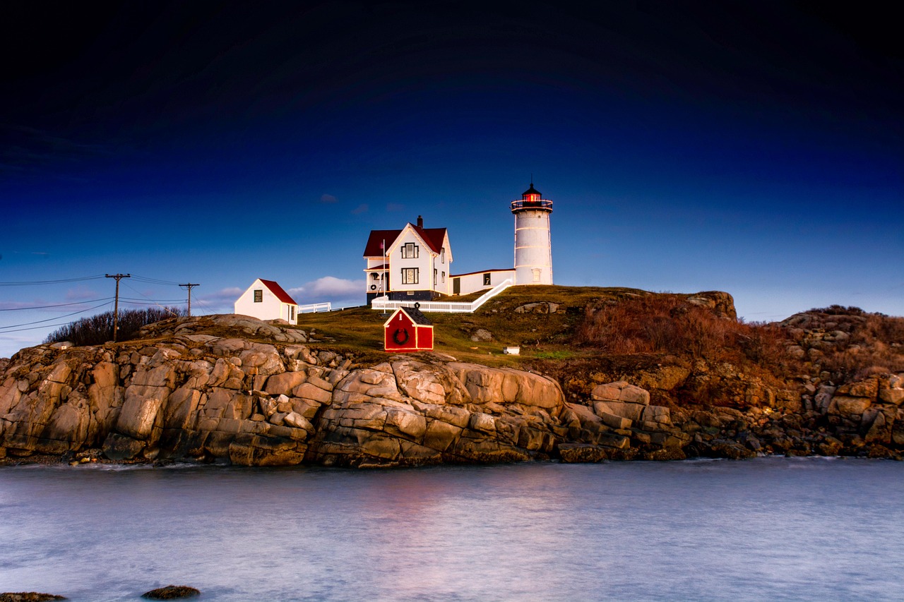 Nubble Lighthouse Coast - Free photo on Pixabay - Pixabay