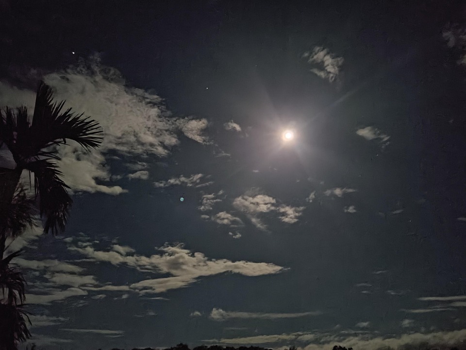 Mond Nachthimmel - Kostenloses Foto auf Pixabay