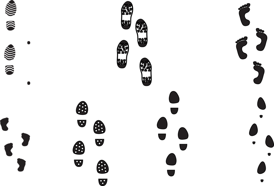 Download Footsteps, Footprints, Wallpaper. Royalty-Free Vector Graphic ...