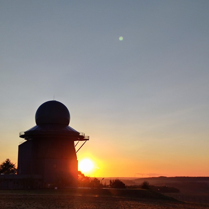 Sunset Radar Station Evening - Free photo on Pixabay - Pixabay