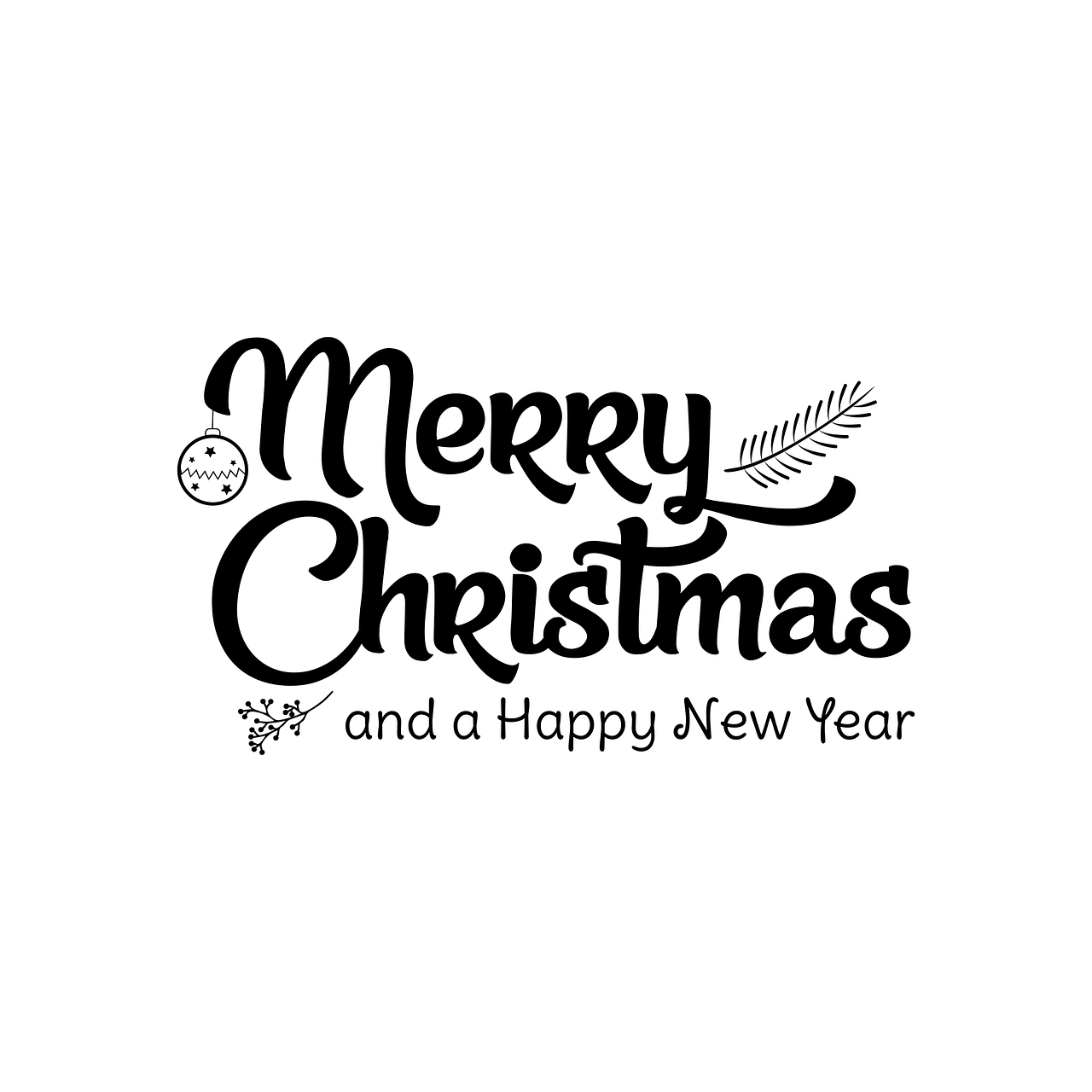 Download Merry Christmas, Typography, Holiday. Royalty-Free Vector ...