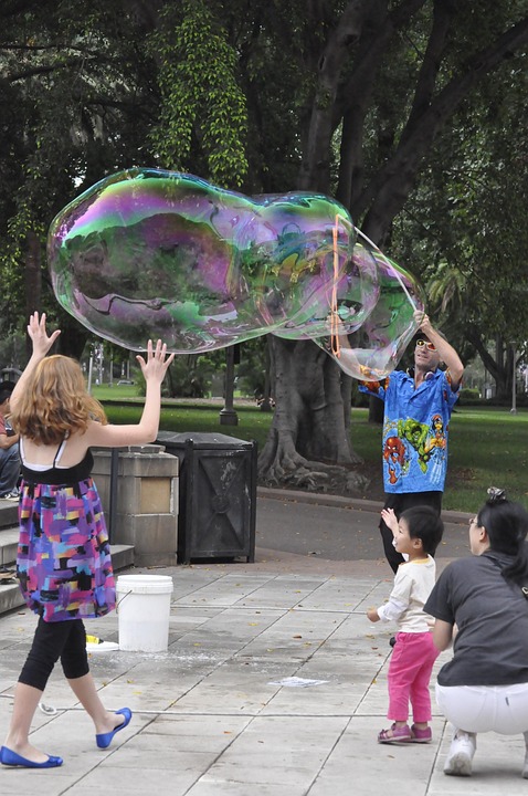 Bubble Rainbow Blowing Bubbles Free Photo On Pixabay Pixabay