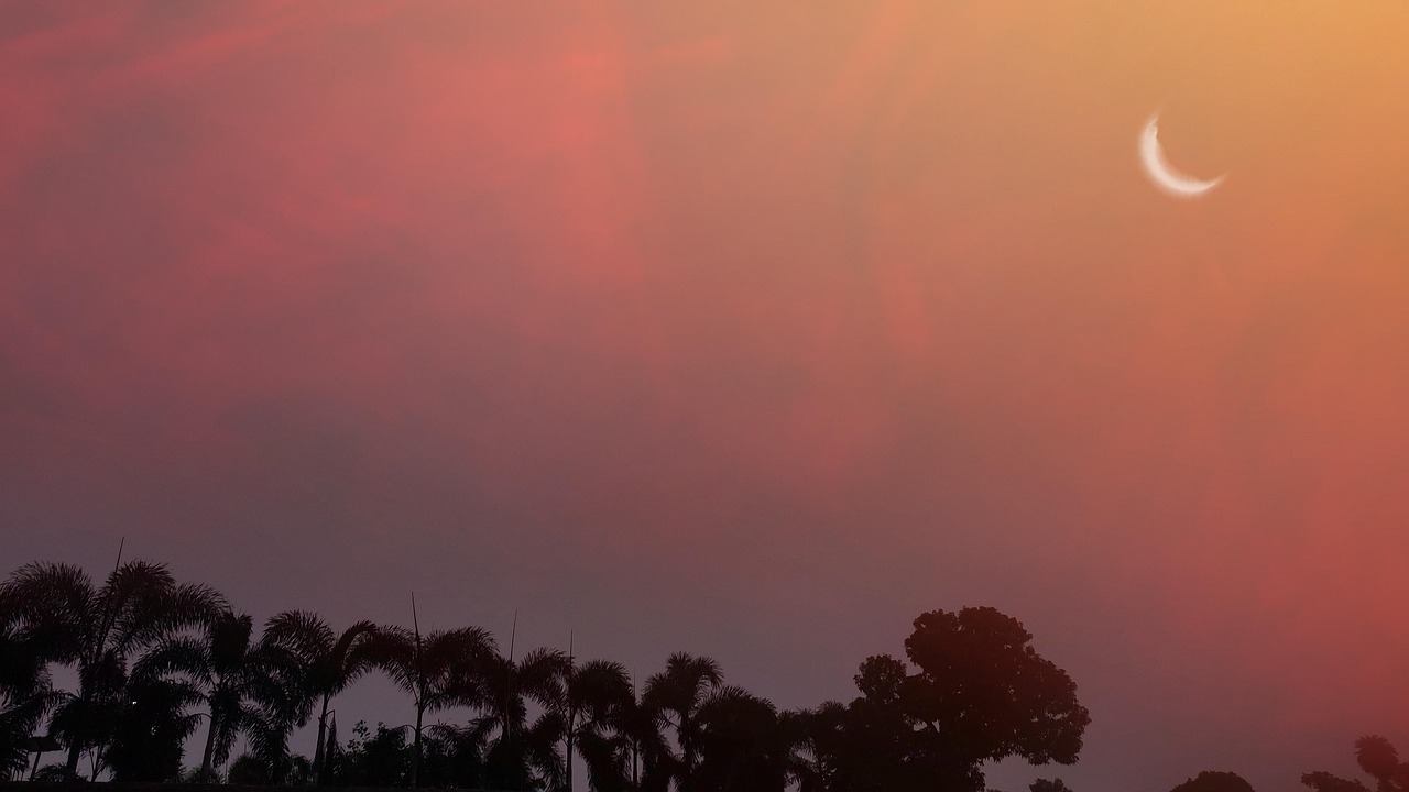 Evening Moon - Free photo on Pixabay - Pixabay