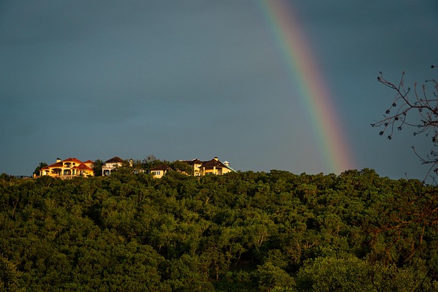 Arc-En-Ciel Colline Maisons - Photo gratuite sur Pixabay - Pixabay