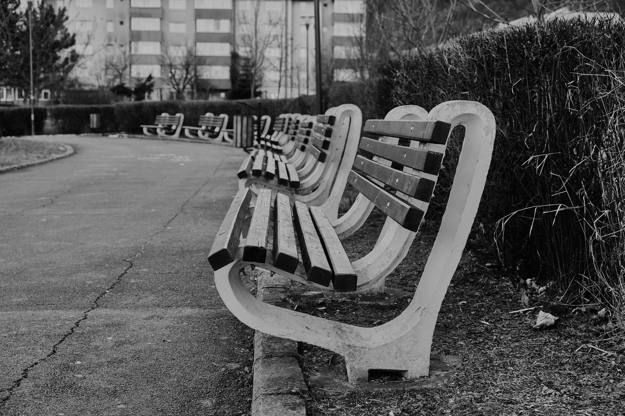 Banco Parque Monocromático - Foto gratuita no Pixabay - Pixabay