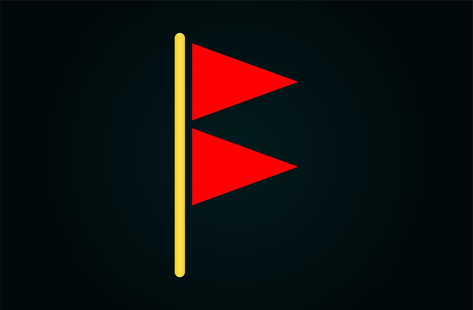 Download Gale Warning, Red Flags, Icon. Royalty-Free Stock Illustration ...