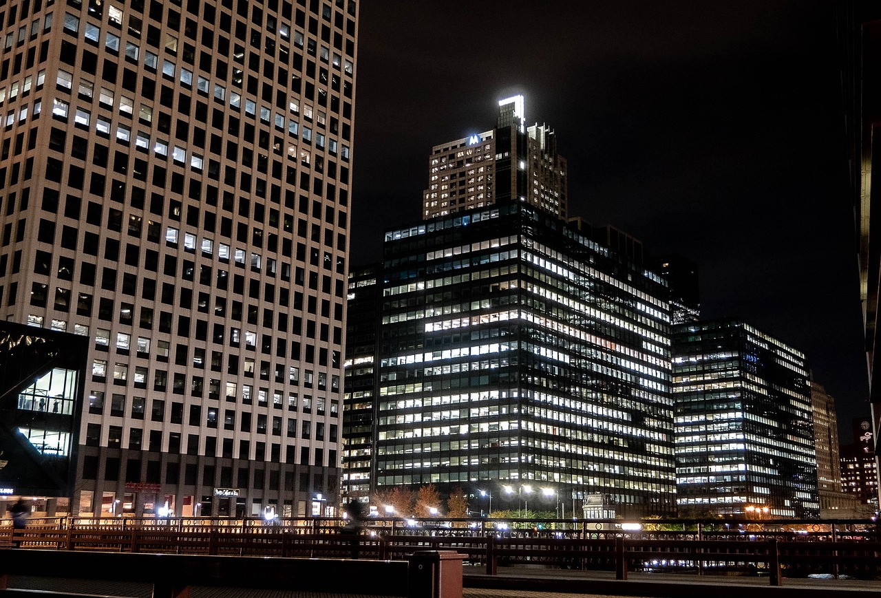 Chicago Nacht Stadt - Kostenloses Foto auf Pixabay - Pixabay