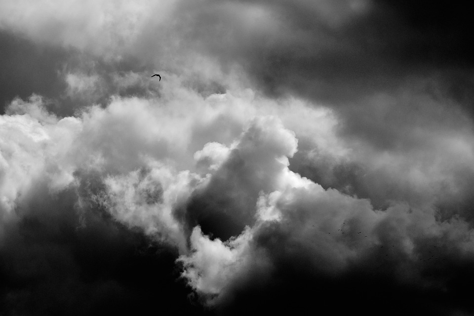 Sky Clouds Monochrome - Free photo on Pixabay