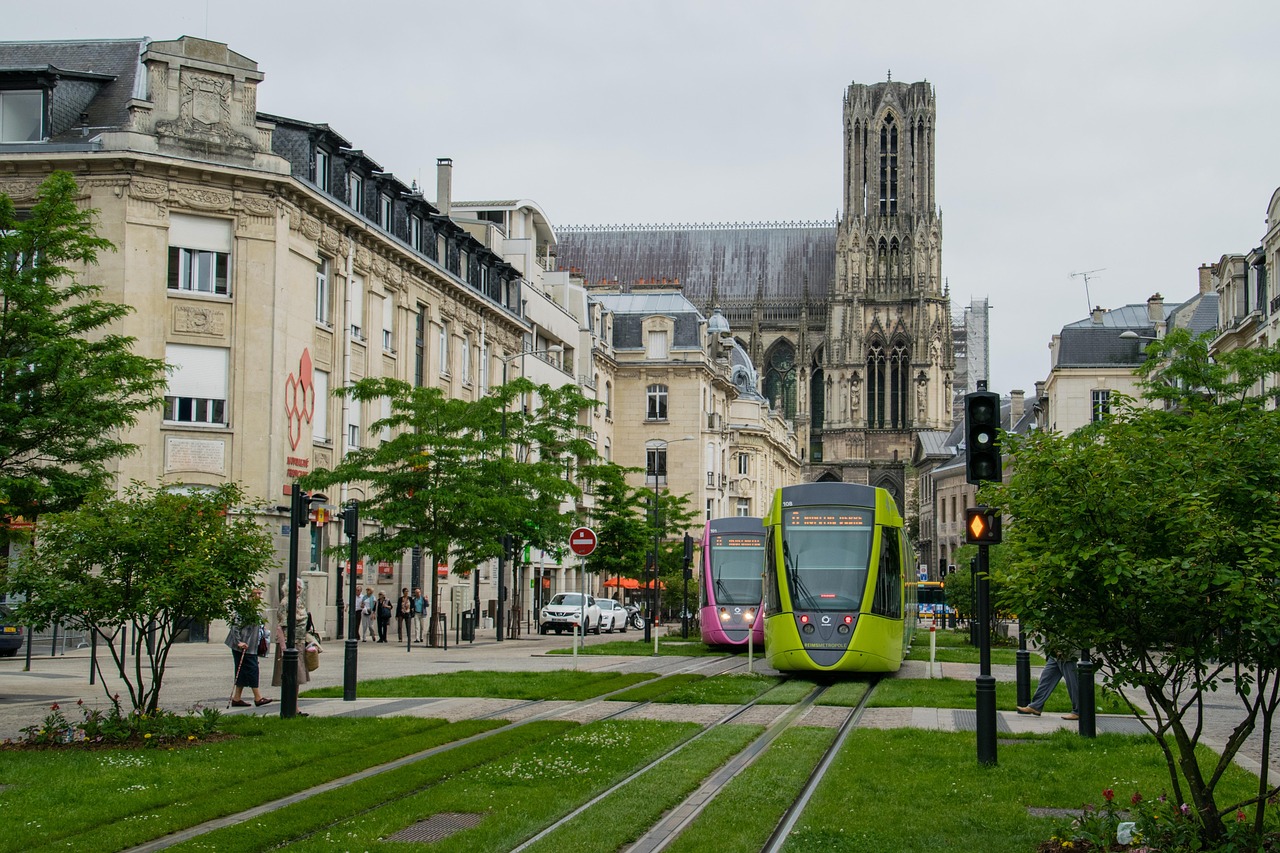 La Catedral De Reims Tranvía - Foto gratis en Pixabay - Pixabay