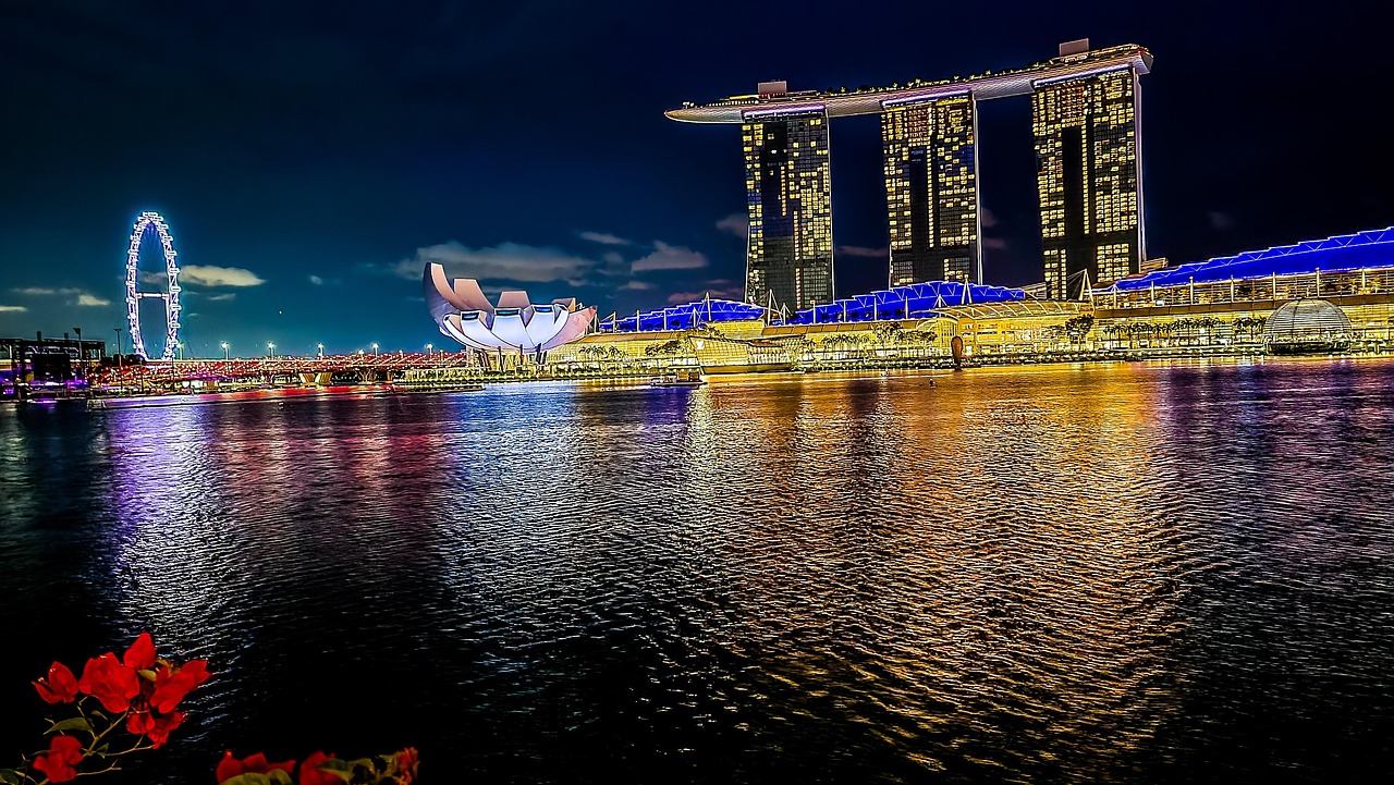 新加坡滨海湾 新加坡夜景 - Pixabay上的免费照片 - Pixabay