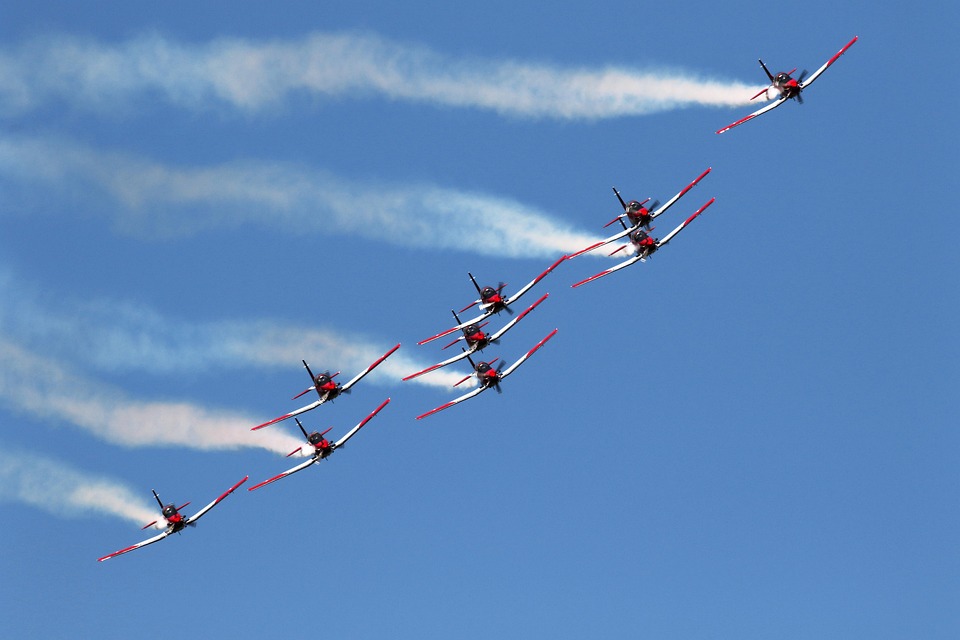 Planes Formation Airshow Pc 7 - Free photo on Pixabay - Pixabay