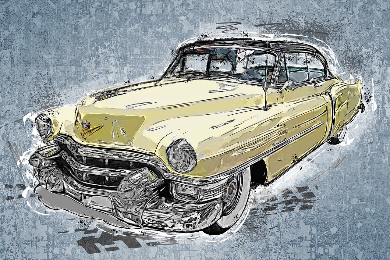 Cadillac Drawing