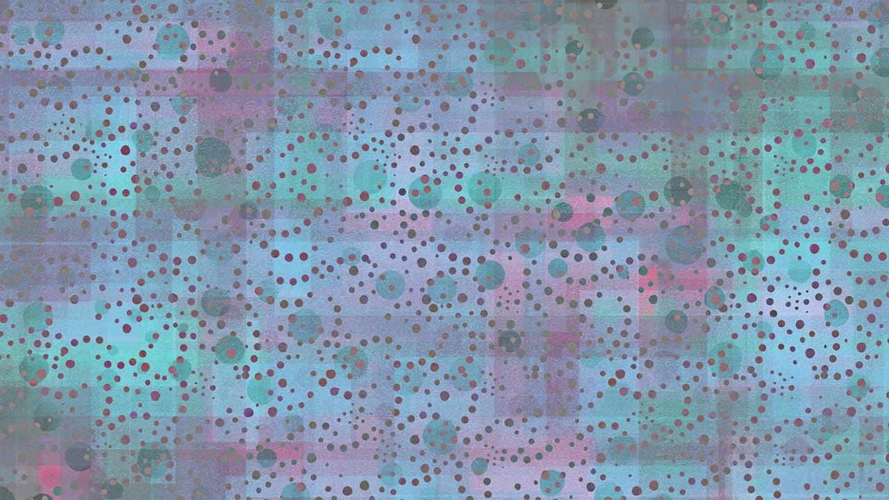 Purple Halloween Polka Dot Background