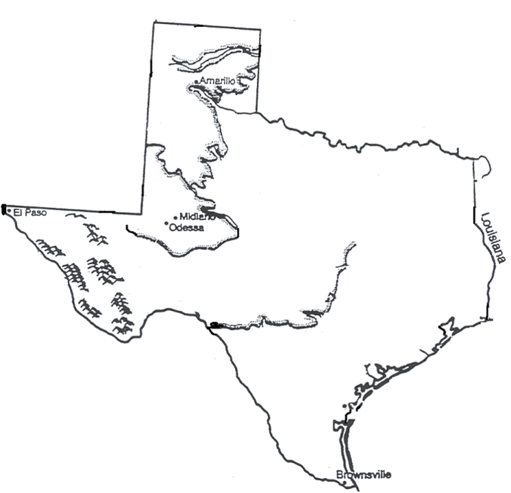 Download Texas Landforms Plains Royalty-Free Stock Illustration Image ...