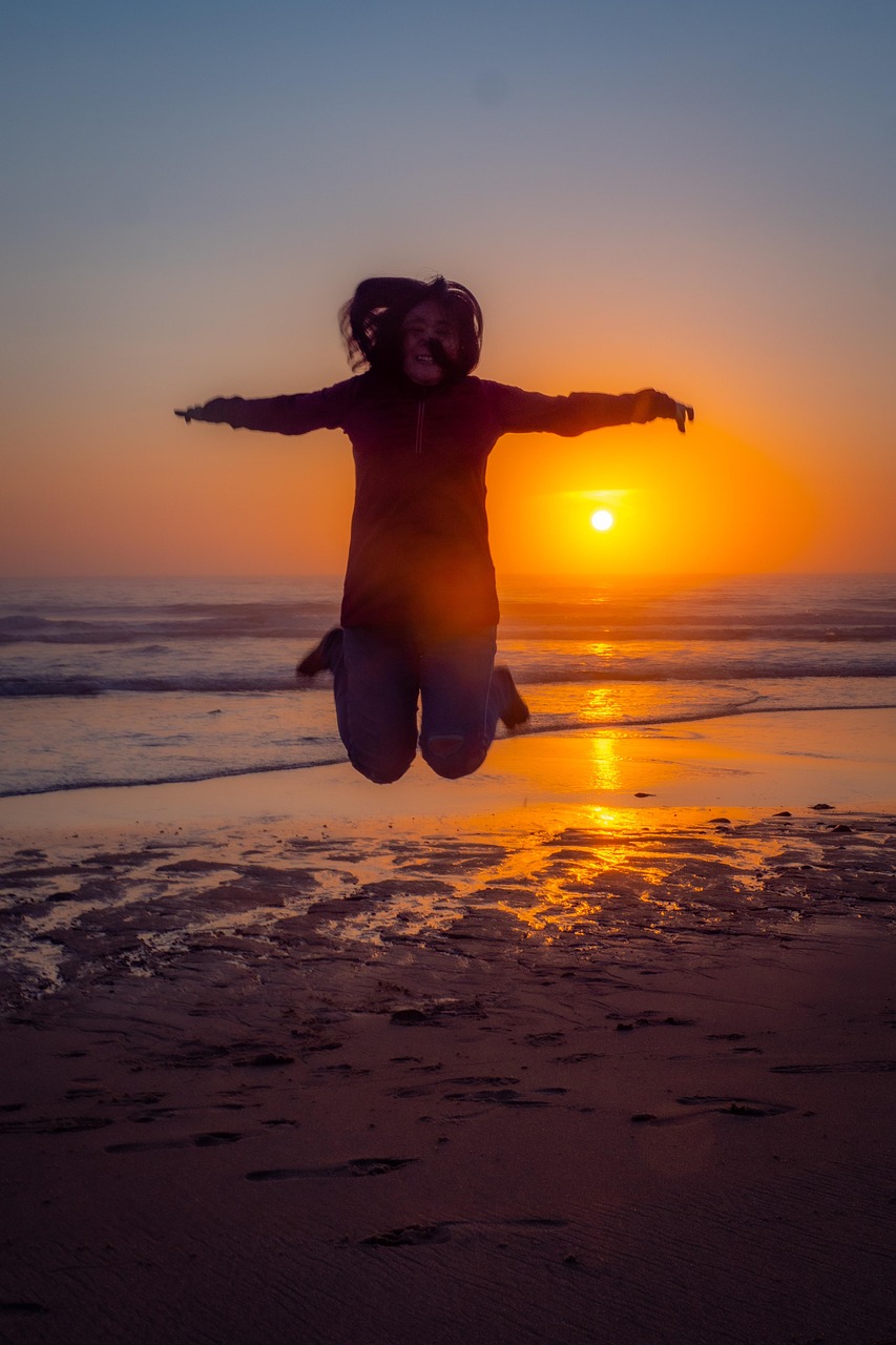 Woman Sunset Beach - Free photo on Pixabay