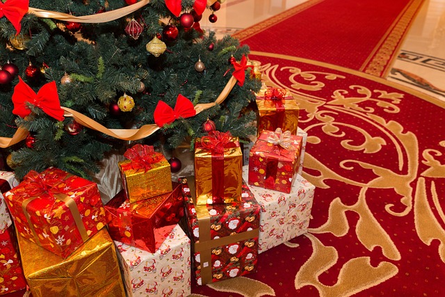 Pohon Natal Desain Interior Lobi - Foto gratis di Pixabay