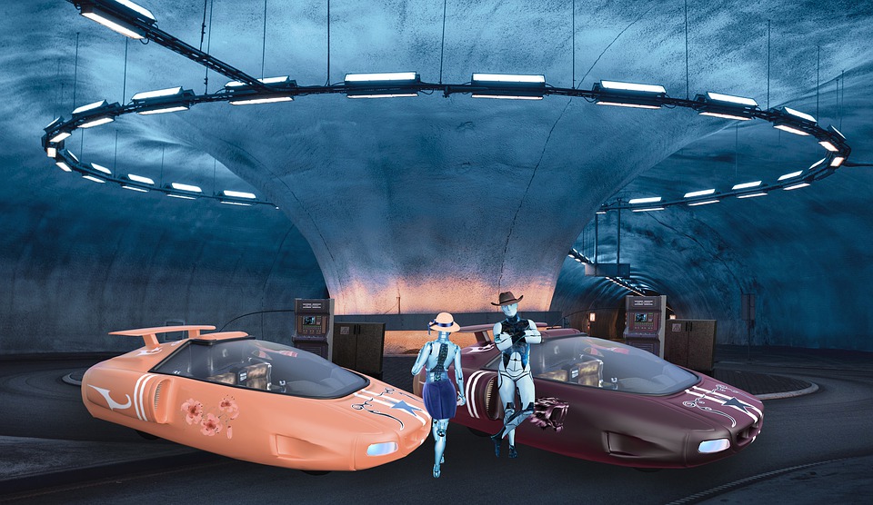 Download Robot, Cars, Science Fiction. Royalty-Free Stock Illustration ...