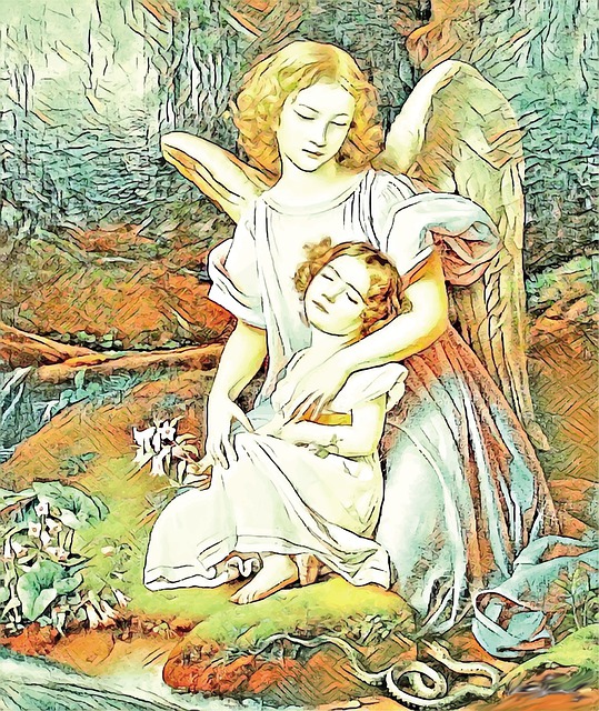 Download Angel, Kid, Forest. Royalty-Free Stock Illustration Image ...